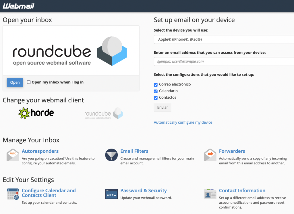 Guía de respuestas automáticas para email - AZN.Cloud - VPS CLOUD - A Cloud for All
